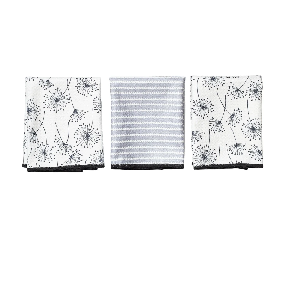 Once Again Home Whispers Reversible Mighty Mini Towel Set of 3 - Milk ...